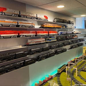 O Scale Model Train Display Shelves - 48 Inch - Set of 2 - Etsy