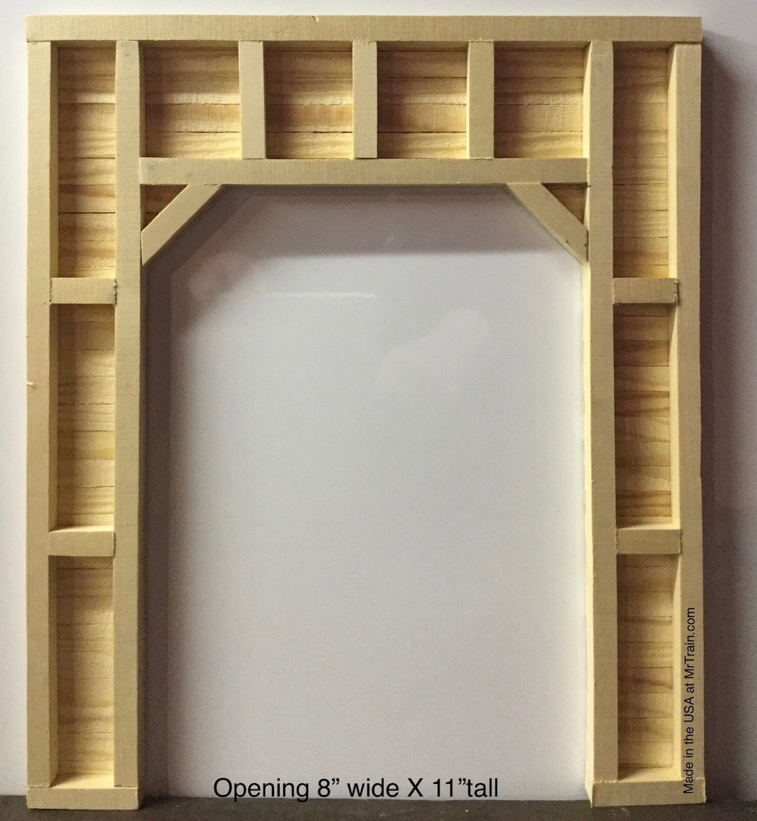 Garden Railroad G Scale Wooden Tunnel Portal ONE Timber Framed Mountain ...