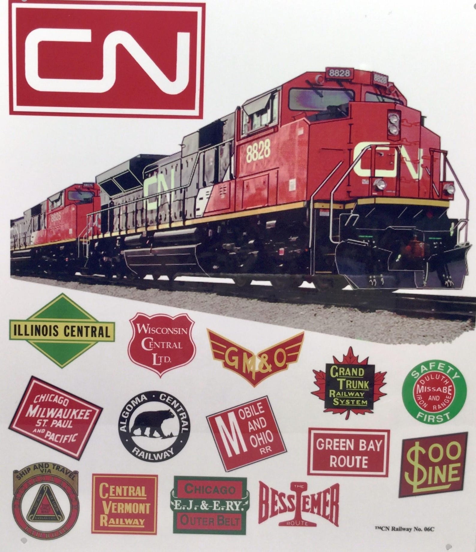 TRAIN SIGN - Canadian National Railway | Heritage Trains & Railroad ...
