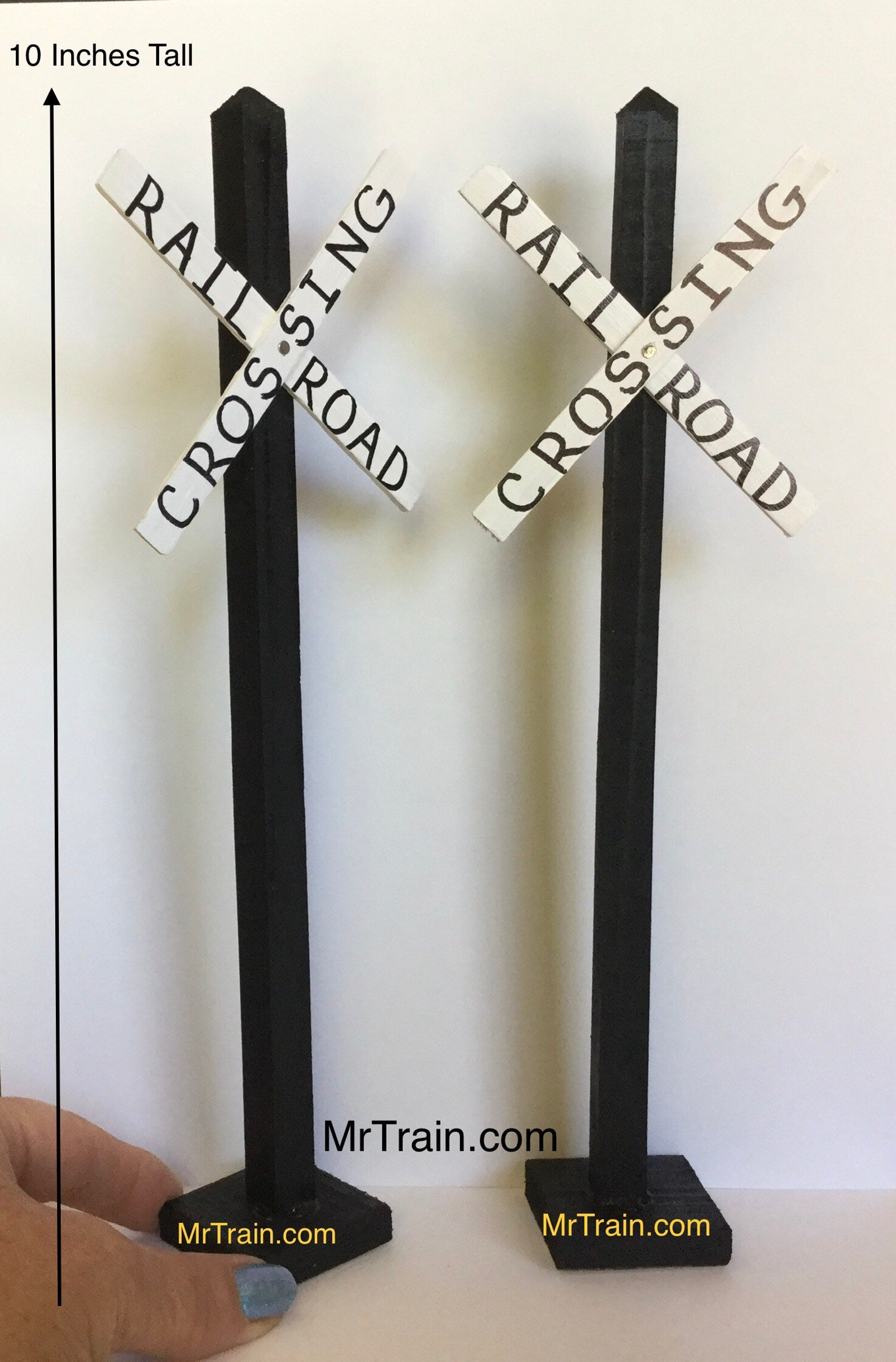 TRAIN PARTY FAVORS Railroad Crossing Set of 2 10 Inch - Etsy