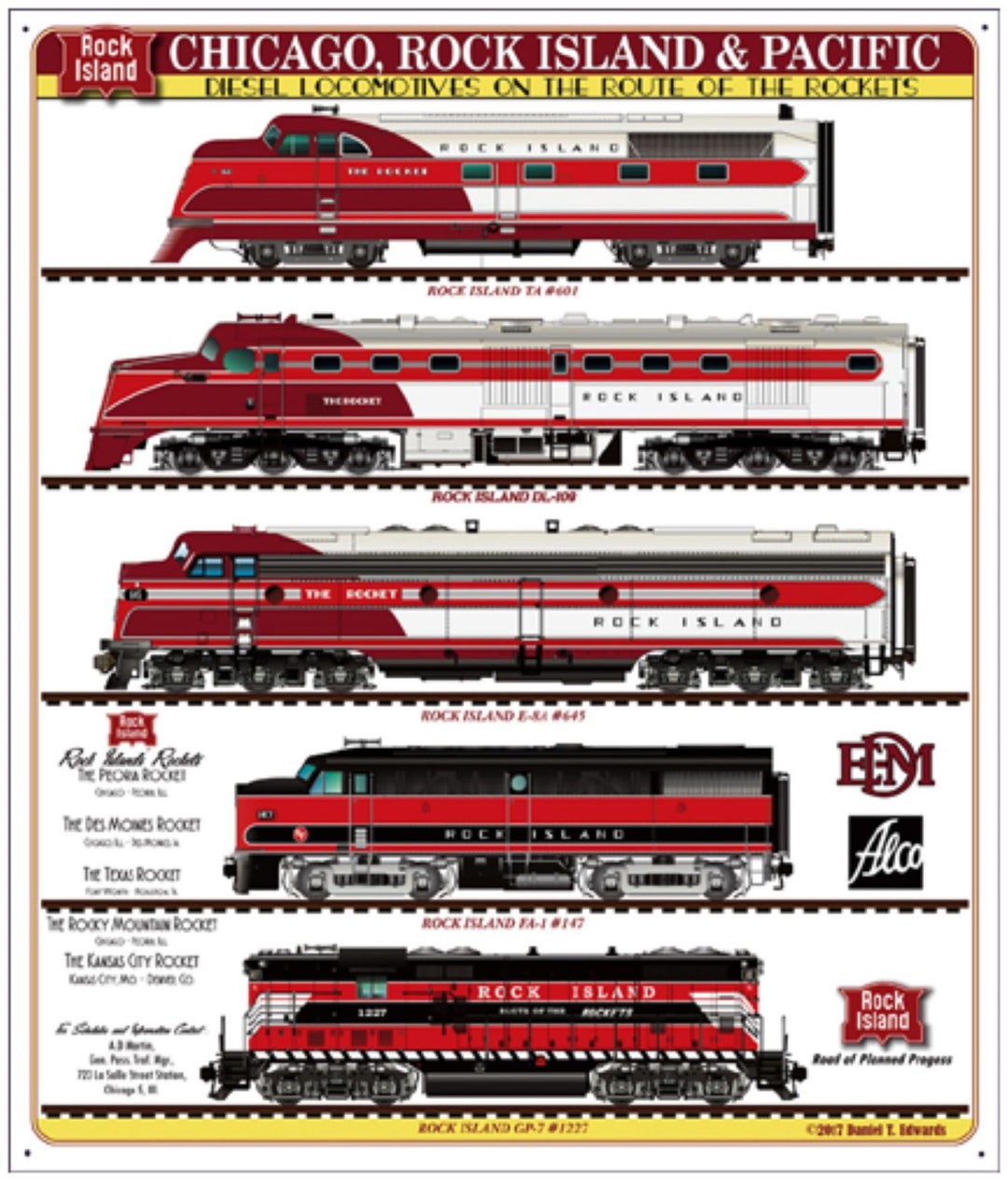 ROCK ISLAND SIGN | Chicago, Rock Island & Pacific Railroad | Trains ...