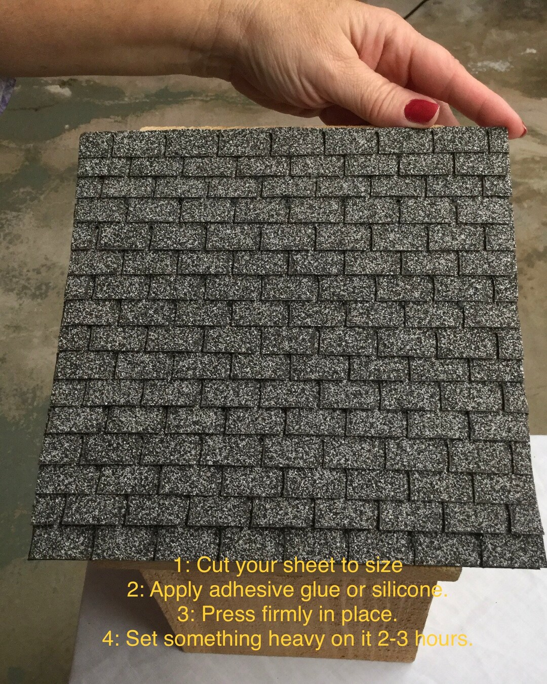 Miniature Roofing Sheets 8 X 8 Choose a Color / Doll - Etsy Canada