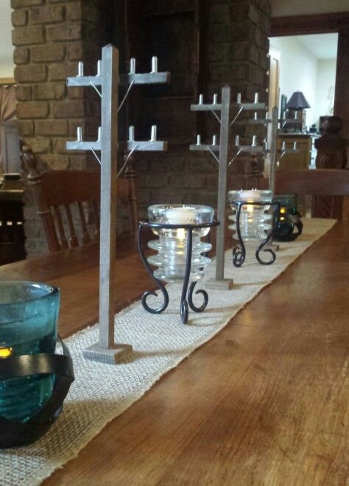 Lineman Party Decorations- Set of TWO Power Poles - 18 Inches Tall - Etsy