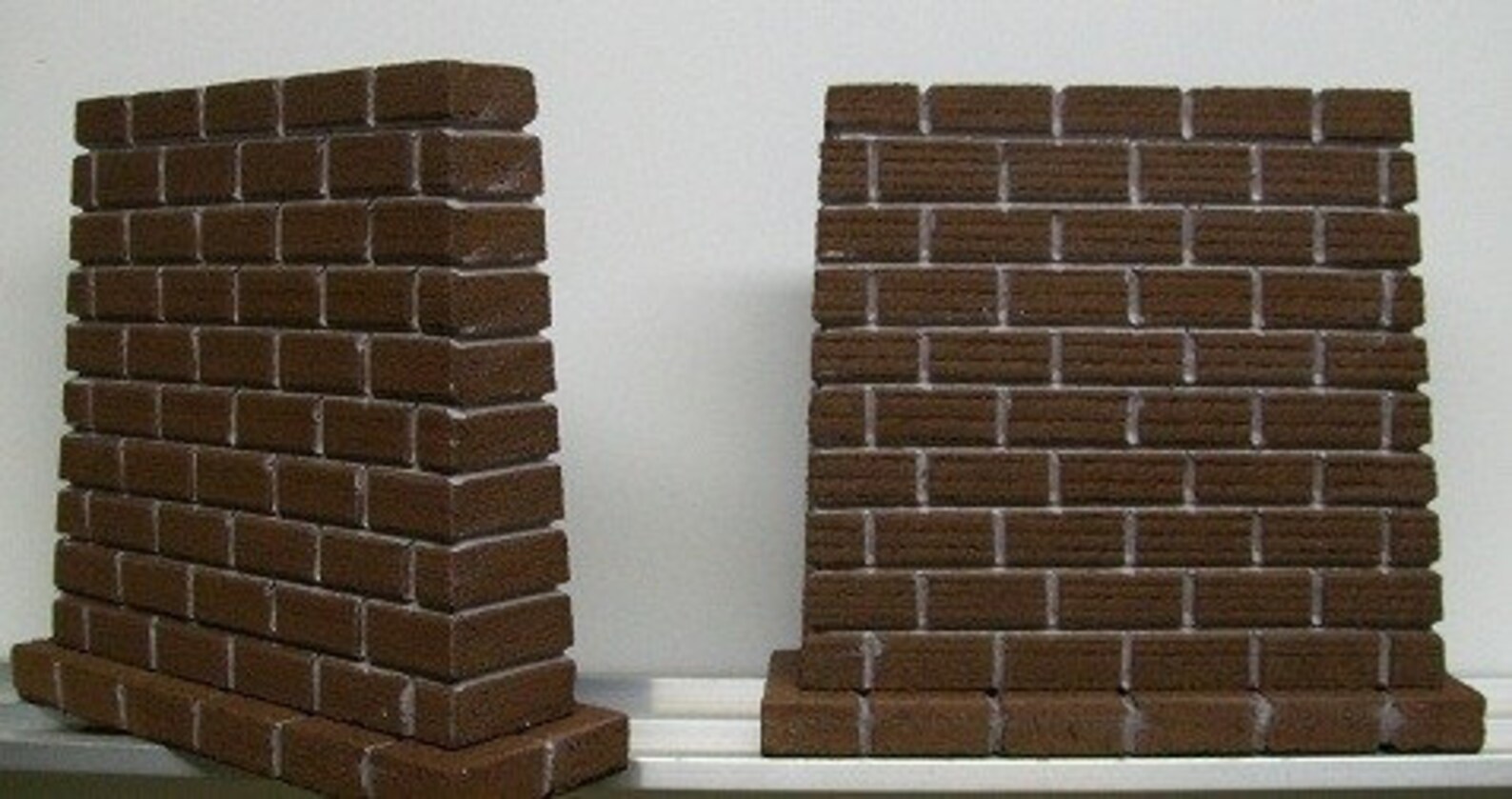 O Scale BRIDGE PIERS - Set of 2 | Miniature | Scenery | Model Railroad ...