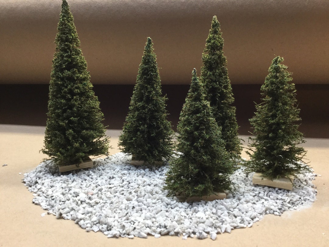 MINIATURE PINE TREE - Choose a Size | Doll House | Model Railroad ...
