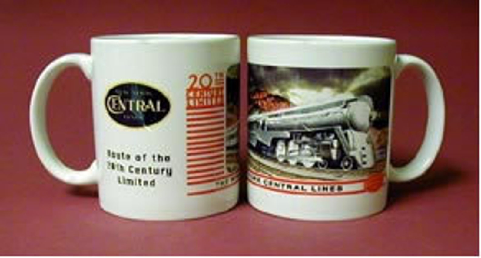 TRAIN COFFEE MUG New York Central Railroad - Etsy