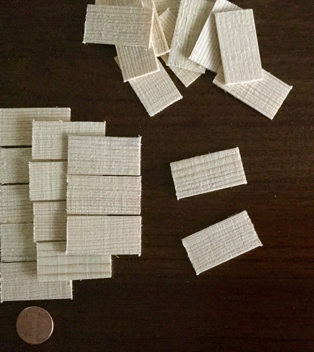 Miniature Pine Shingles: Dollhouse Roofing & Siding (approx. 300 Pieces ...