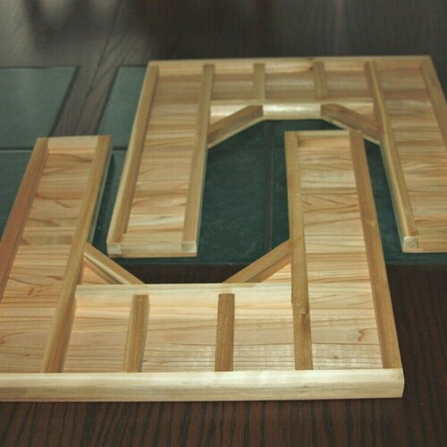 Wooden Train Track Big Double Build Plate Compatible With | Etsy