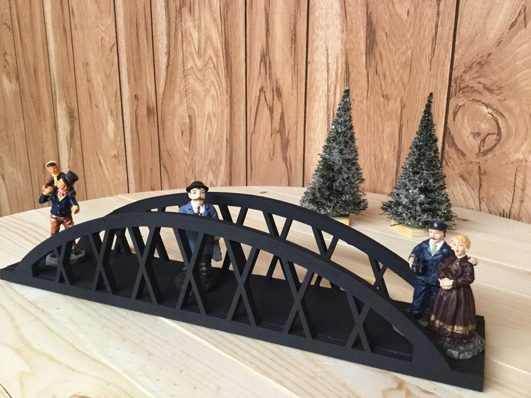 HO Scale Bowstring Bridge – Miniature Train Scenery & Doll House Garden ...