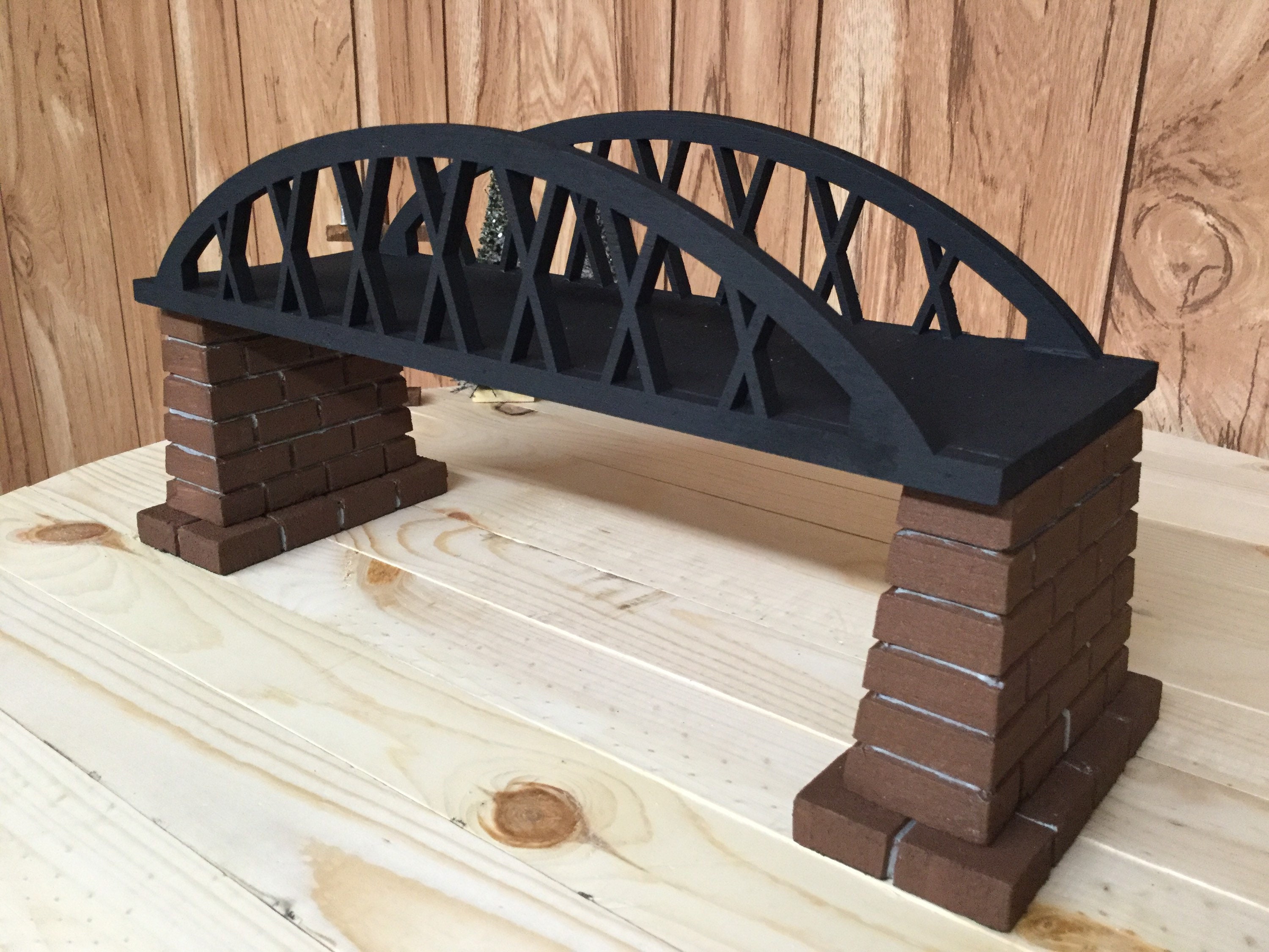TRAIN BRIDGE O Scale Model Railroad Bowstring O Gauge - Etsy