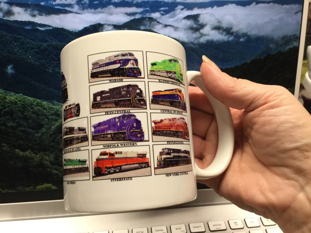TRAIN COFFEE MUG - Norfolk Southern Railroad Heritage - Etsy