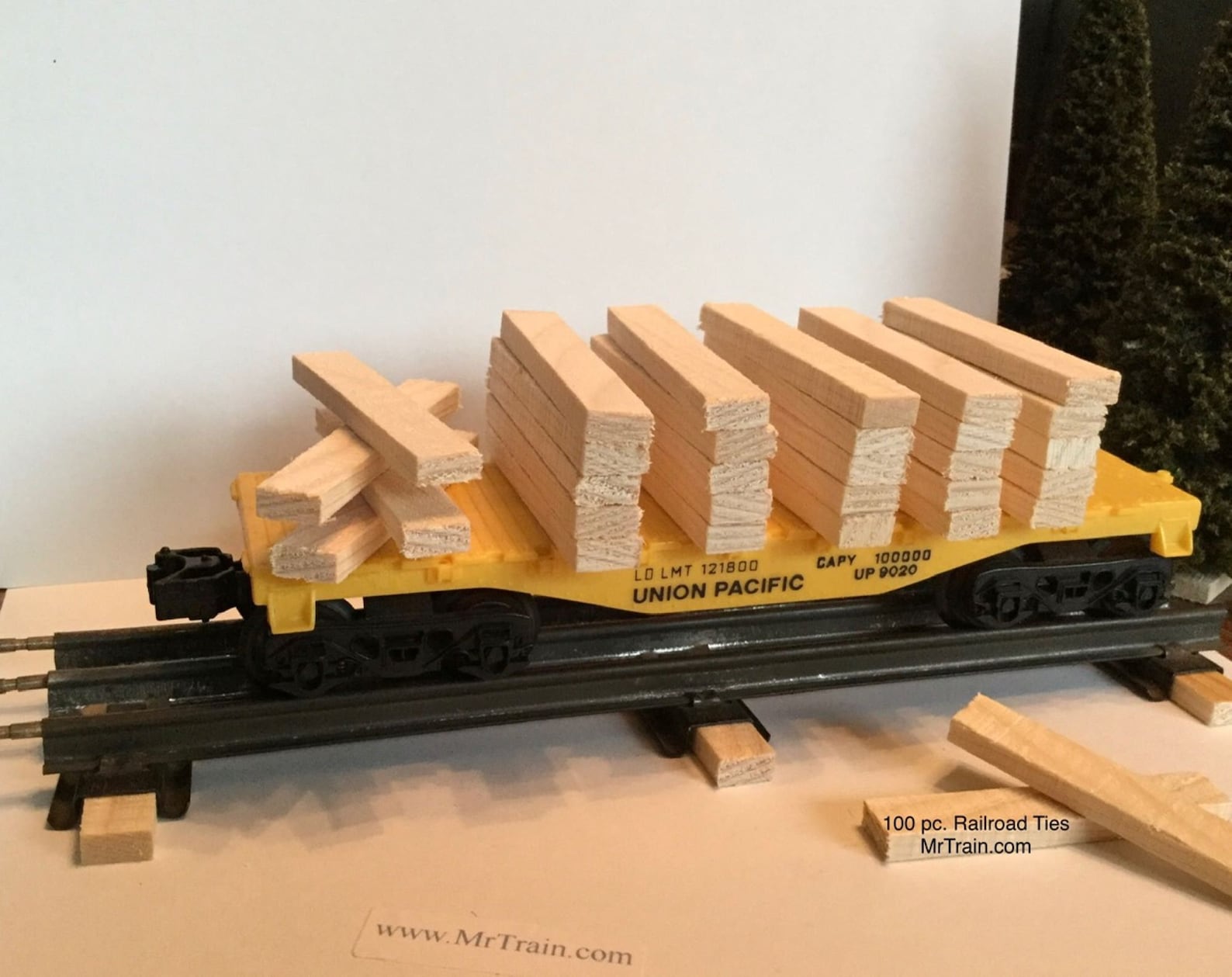 MODEL RAILROAD TIES for Lionel O Gauge/scale Tubular Train Track | 100 ...