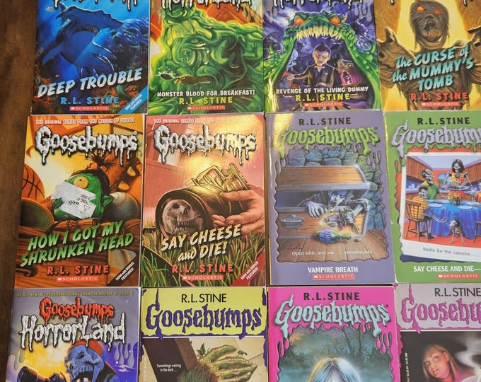 Goosebumps Books Scholastic First Print R.L. Stine Special Edition Fic ...
