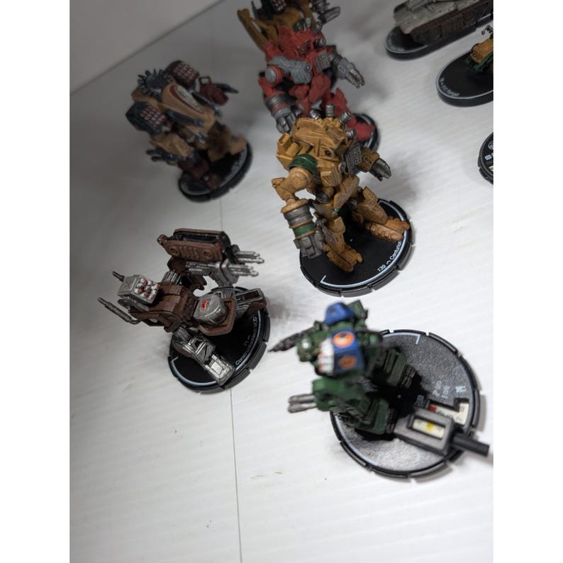 Wizkids Mech Warrior Dark Age Lot Mechwarrior Miniatures Figures ...