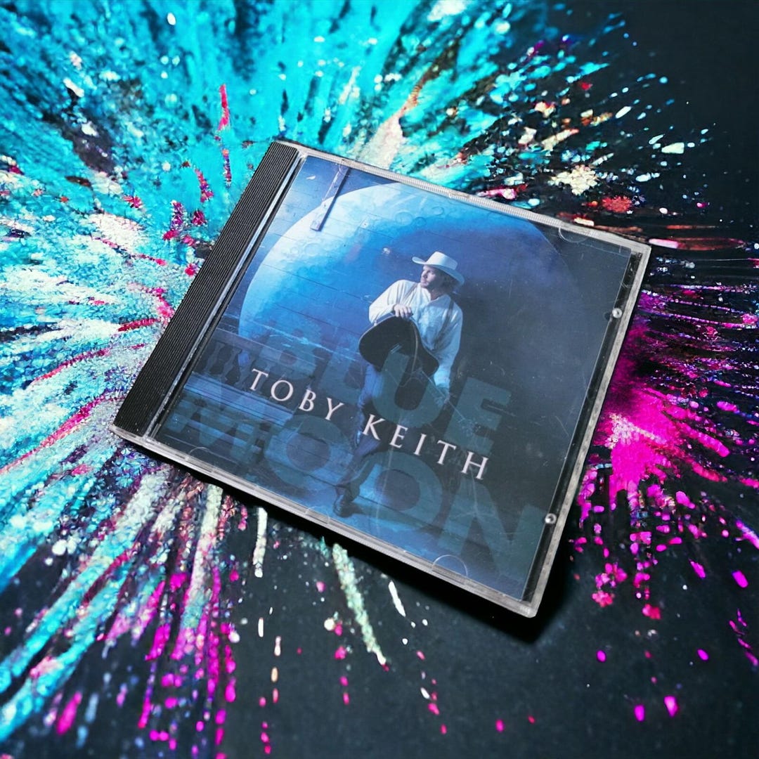 1996 Toby Keith Blue Moon CD With Lyrics the Lonely Country Music AM ...