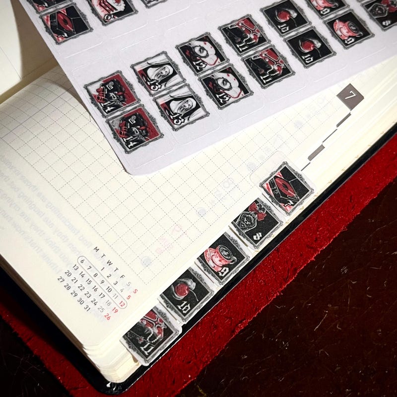 Gothic Planner Rings - Etsy