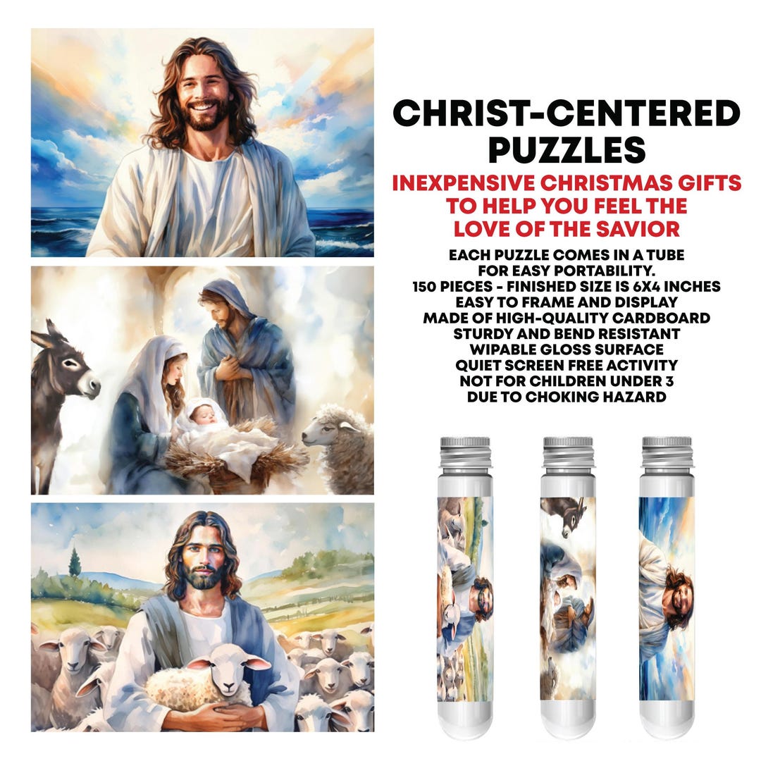 Christ-centered Mini Puzzles (3 to Choose From) 150 Pieces in Each ...