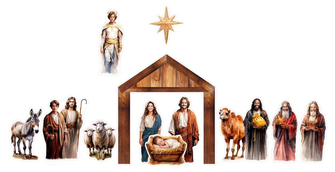 Magnetic Nativity Scene & Advent Calendar With Daily Christ-centered ...