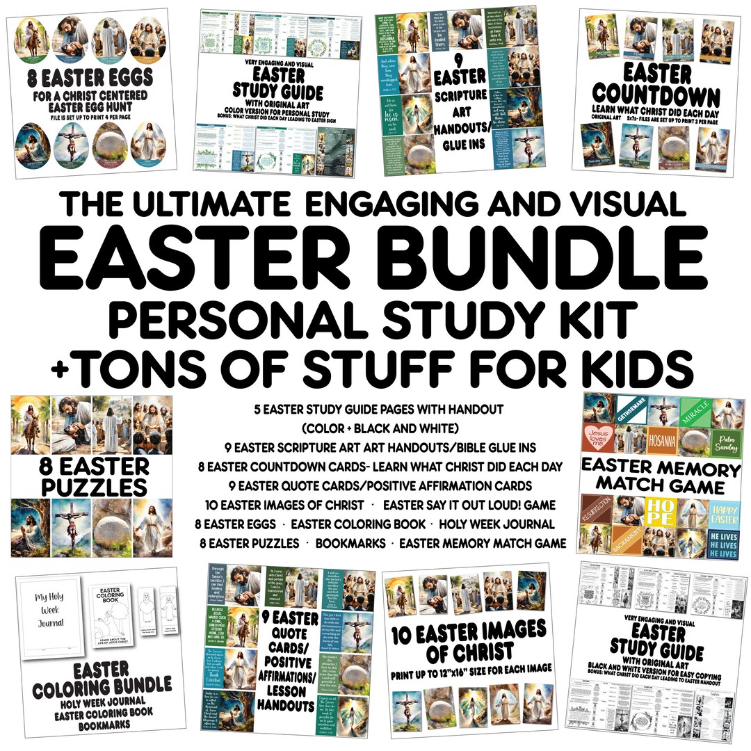 INSTANT DOWNLOAD Ultimate Easter Bundle Includes 11 Listings Learn More ...