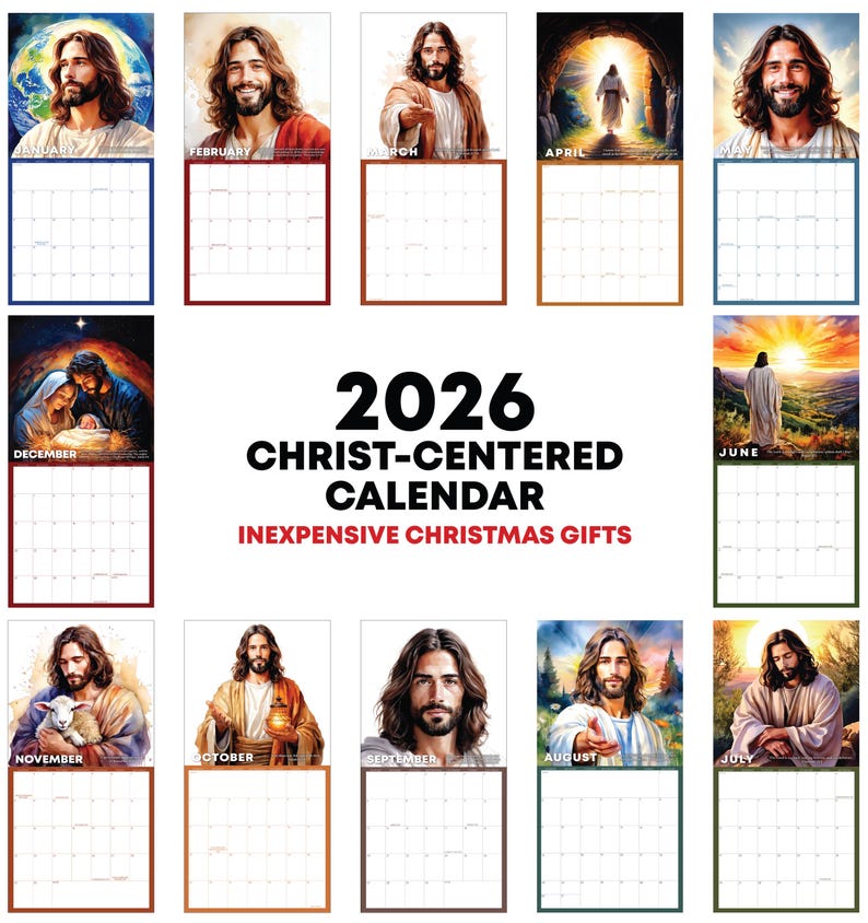 2026 Christ-centered Wall Calendars and Stickers, Inexpensive LDS ...