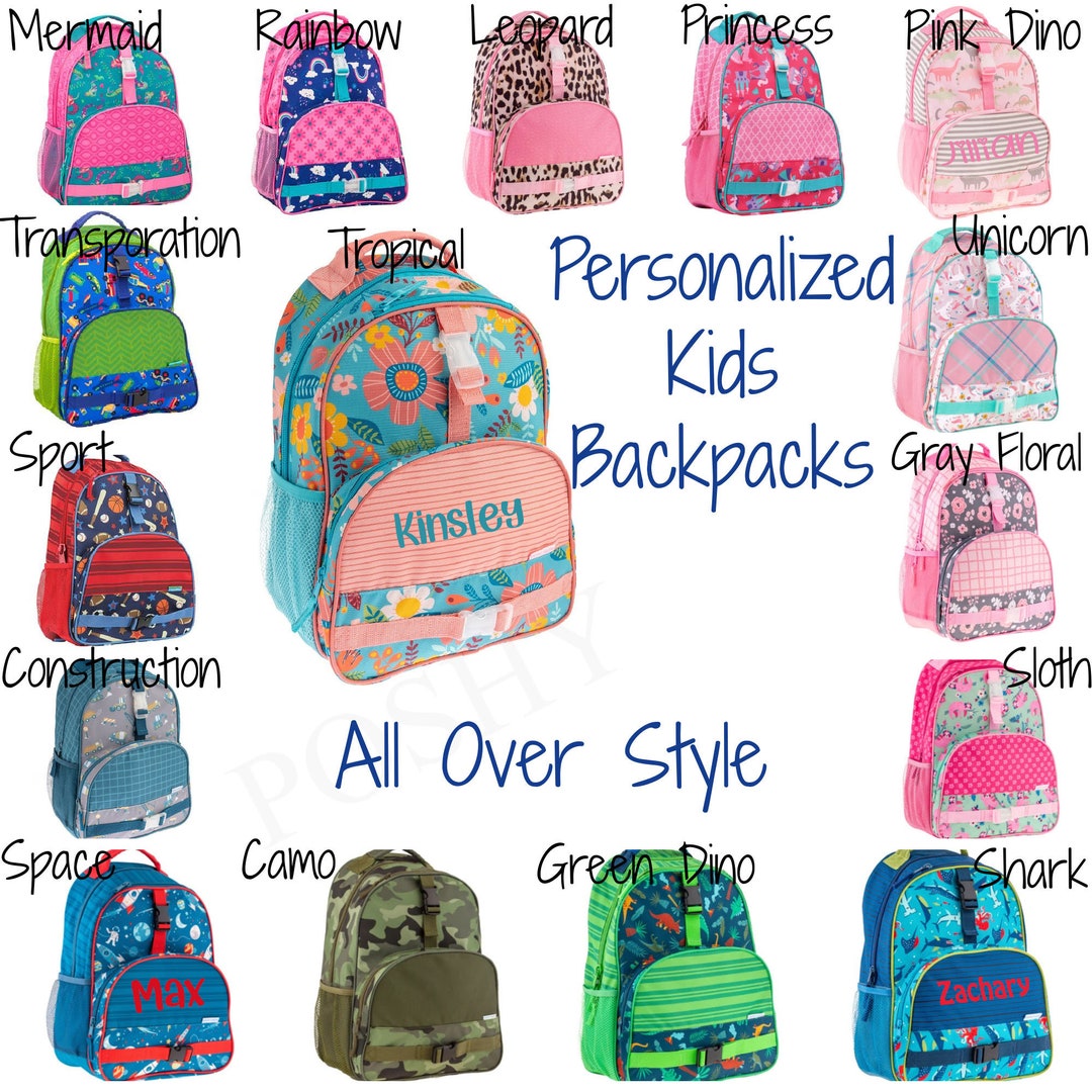 Kids Backpack / Monogrammed Kids Backpack / Girls Backpack / Boys ...