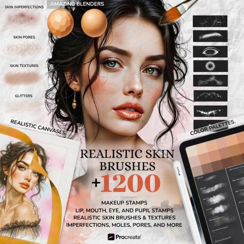 141,000 Procreate Brushes & Stamps, Whole Shop Bundle + Procreate ...