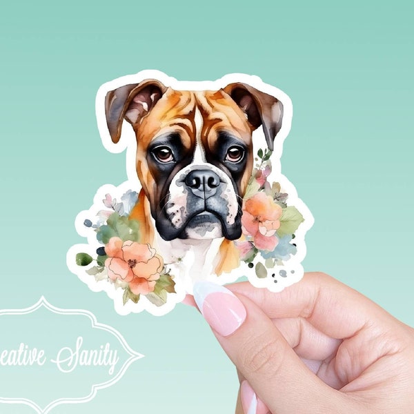 Boxer Sticker - Etsy