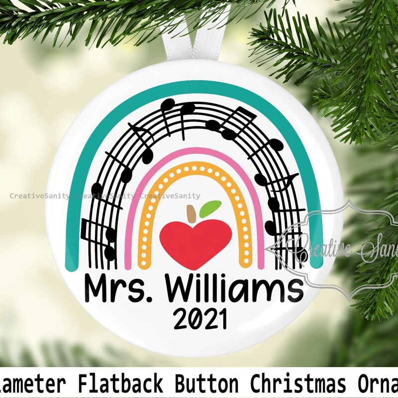 Christmas Music Button - Etsy