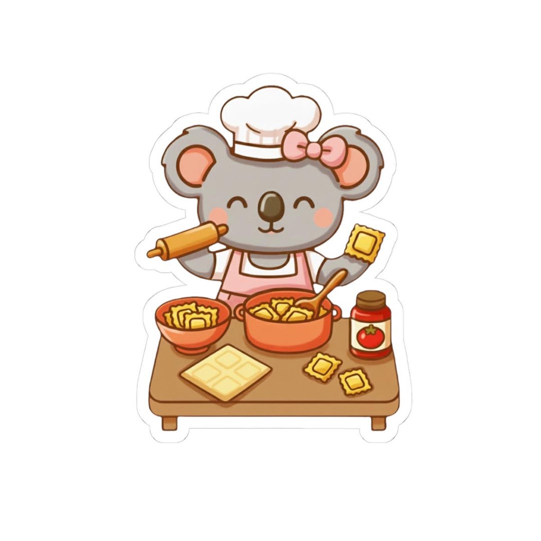 Sharon the Koala Sticker | Kiss-cut Sticker - Etsy