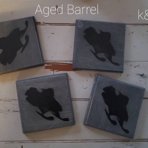 Snowmobile Wood Beverage Coasters, Choose Set of 4 or Set of 6 ...