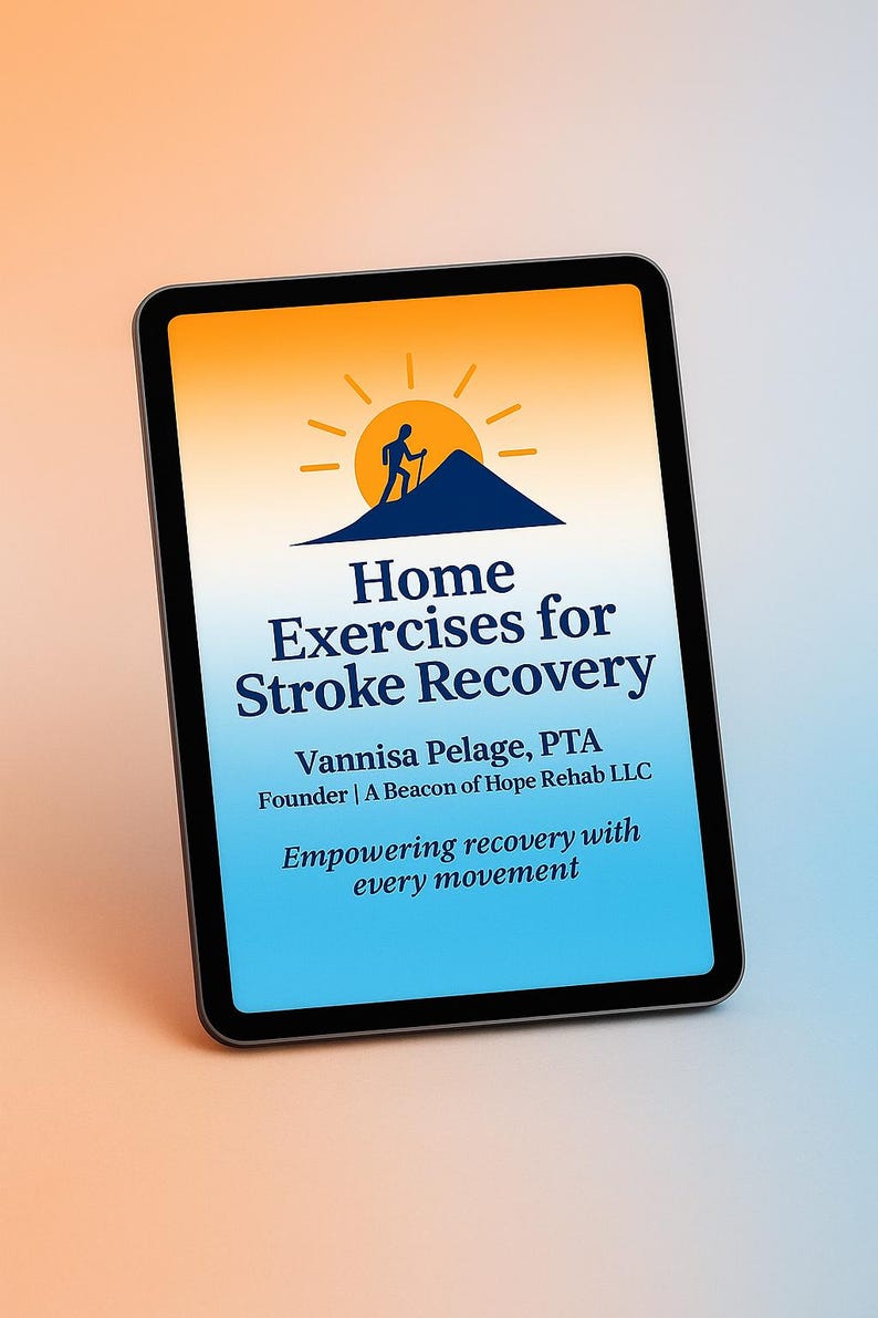 Home Exercises for Stroke Recovery | Printable Physical Therapy Guide ...
