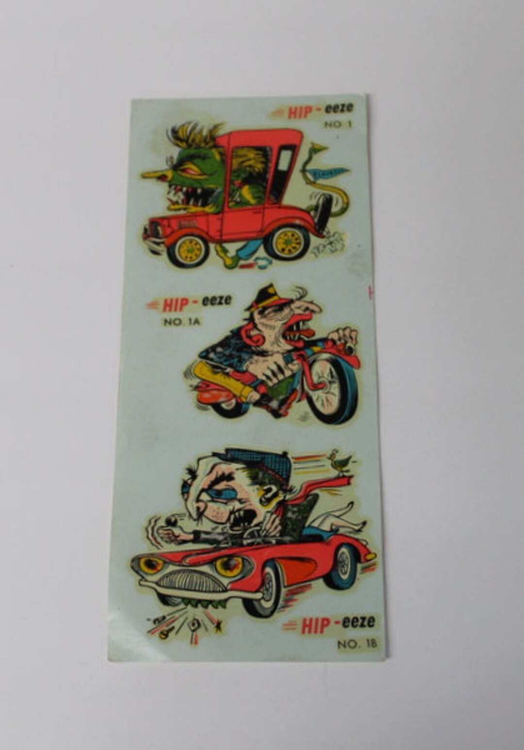 1960s Hot Rod Biker Art Water Decals by HIP - Eeze Set of 3 Ed Roth ...