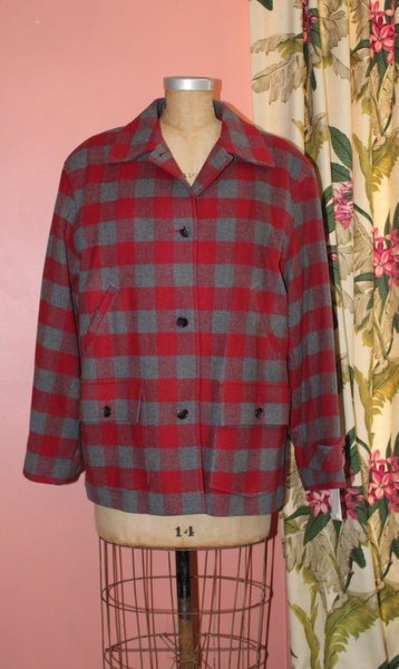 J Crew 80s Gal's Car Coat New Old Stock Perfect Hip Jacket - Etsy
