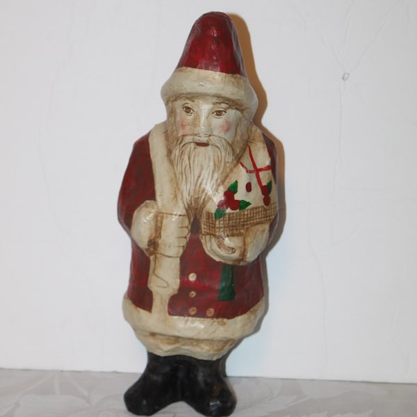 Paper Mache Santa - Etsy