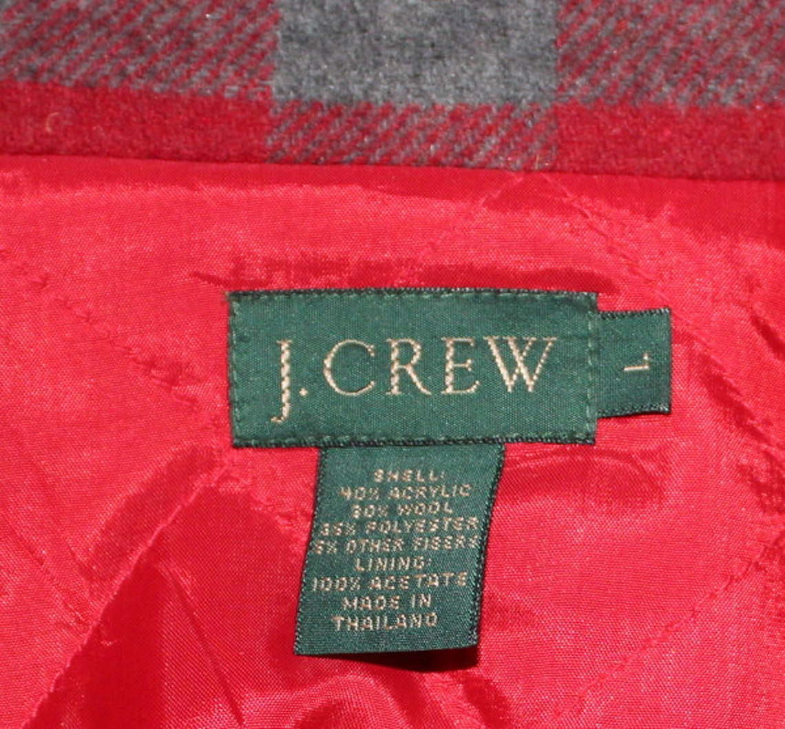 J Crew 80s Gal's Car Coat New Old Stock Perfect Hip Jacket - Etsy