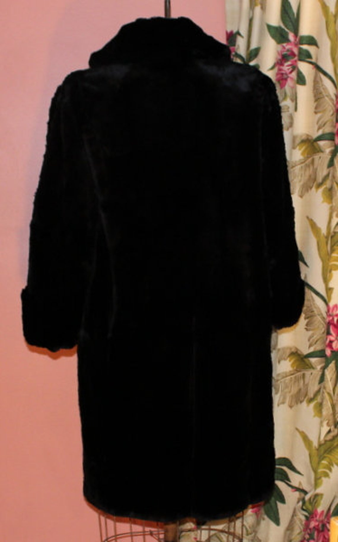 1920s Seal Plush Faux Fur Coat Vintage Flapper Era Luxurious Evening ...