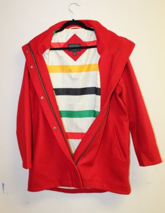 Pendleton Wool Hudson's Bay Stripe Lining Women's Coa… - Gem