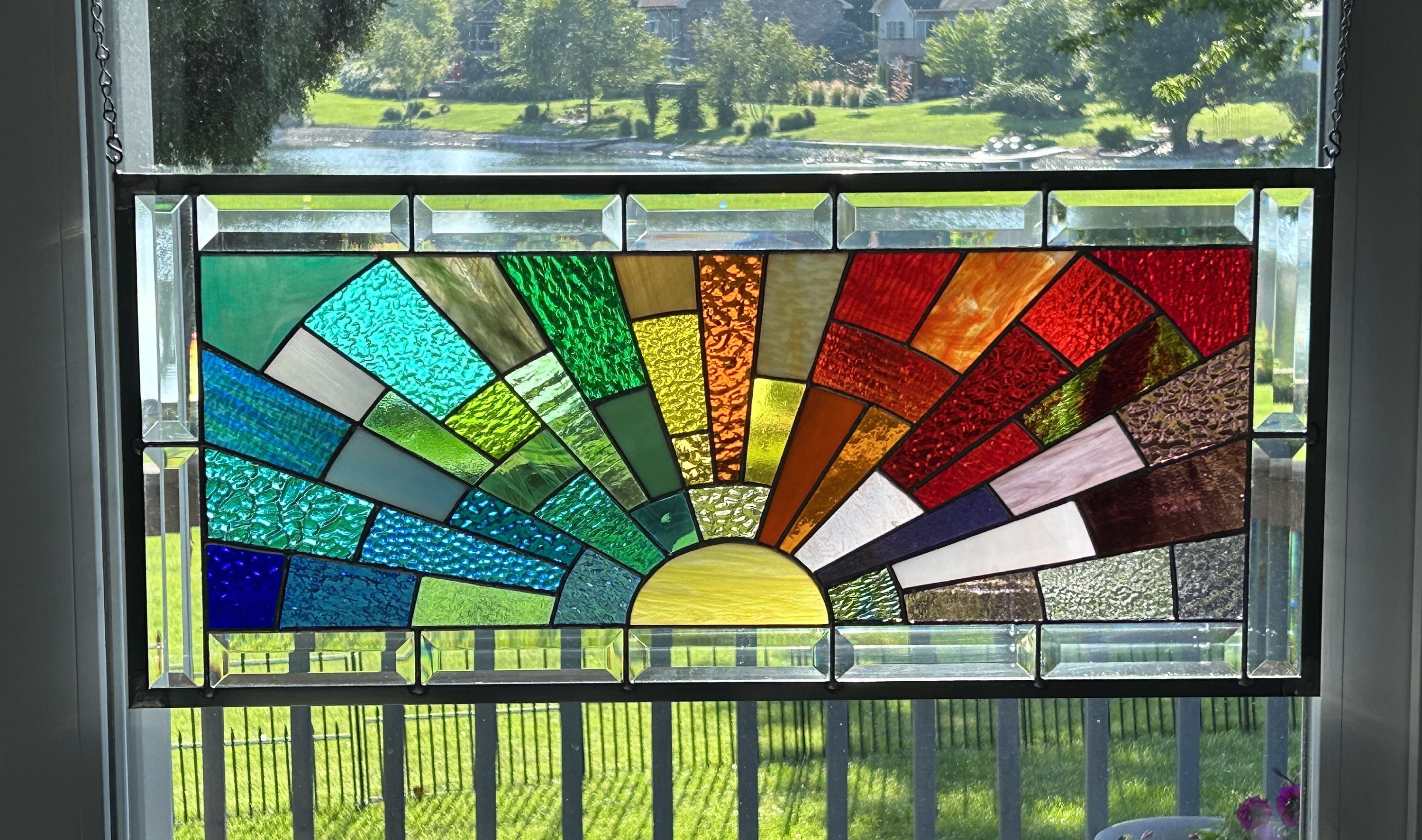 Colored Glass Window Panes