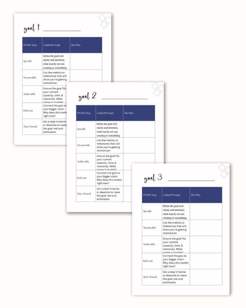 SMART Goals 2026 Planner Template | Discbound Planner | 8x9.25 - Etsy