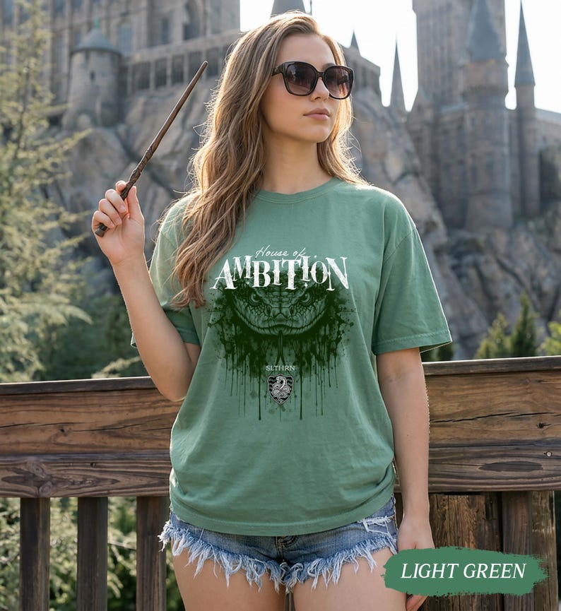 Wizard House Virtues Shirt, Bravery Wisdom Loyalty Ambition Tee ...