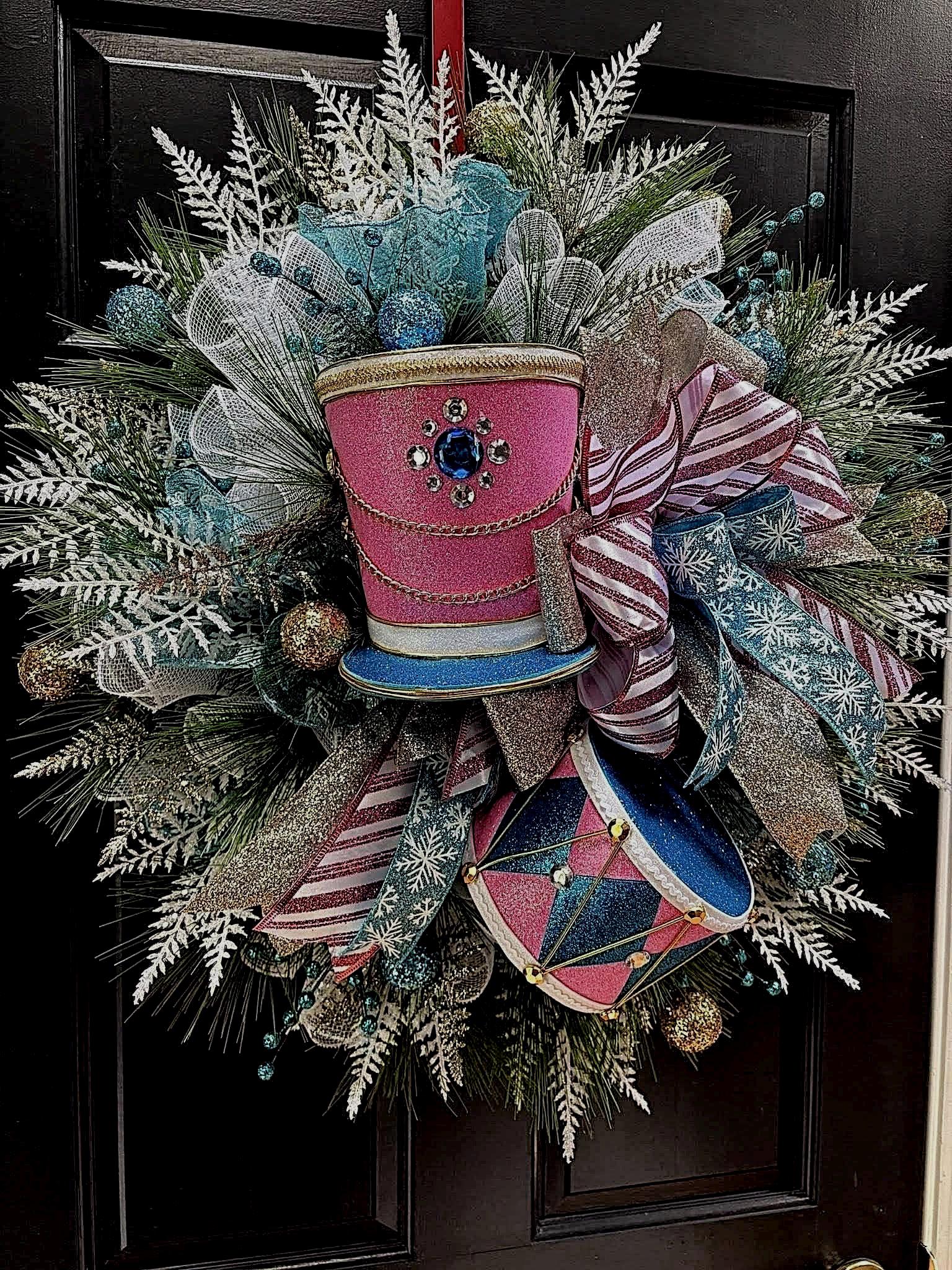 Handmade Nutcracker Wreath Attachment: Drum and Hat Decor - Etsy