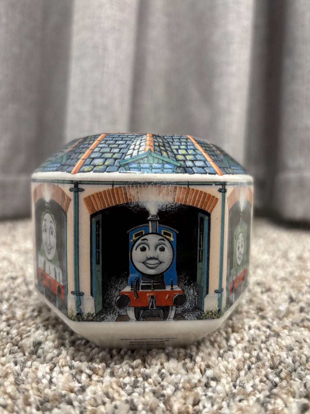 Vintage Wedgwood Thomas the Tank Engine and Friends Hexagonal Money Box ...