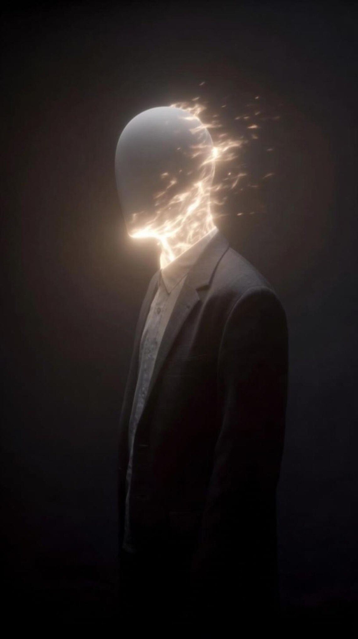 Surreal Enlightenment Phone Wallpapers | Glowing Halo Set - Etsy