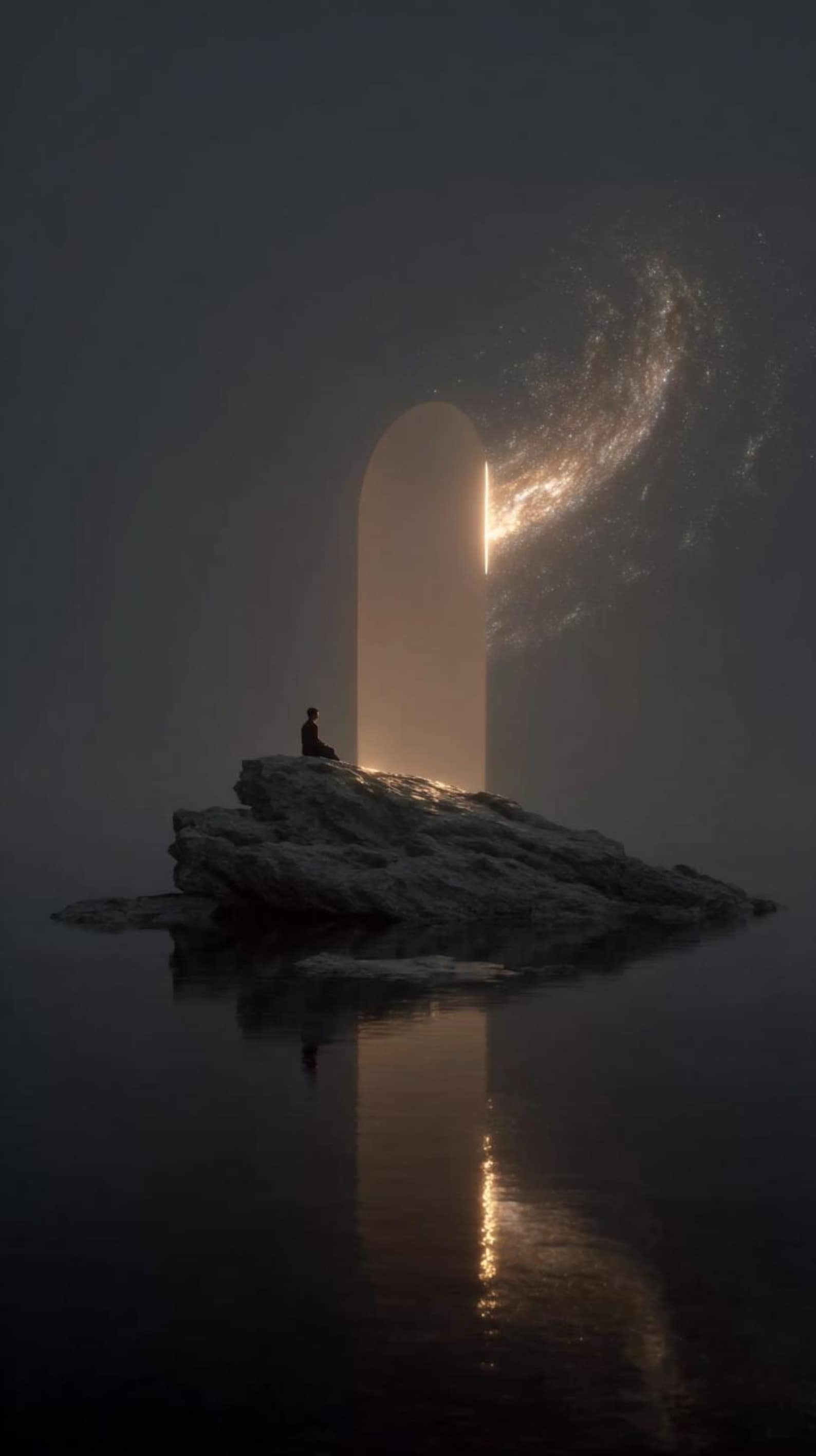 Surreal Enlightenment Phone Wallpapers | Glowing Halo Set - Etsy