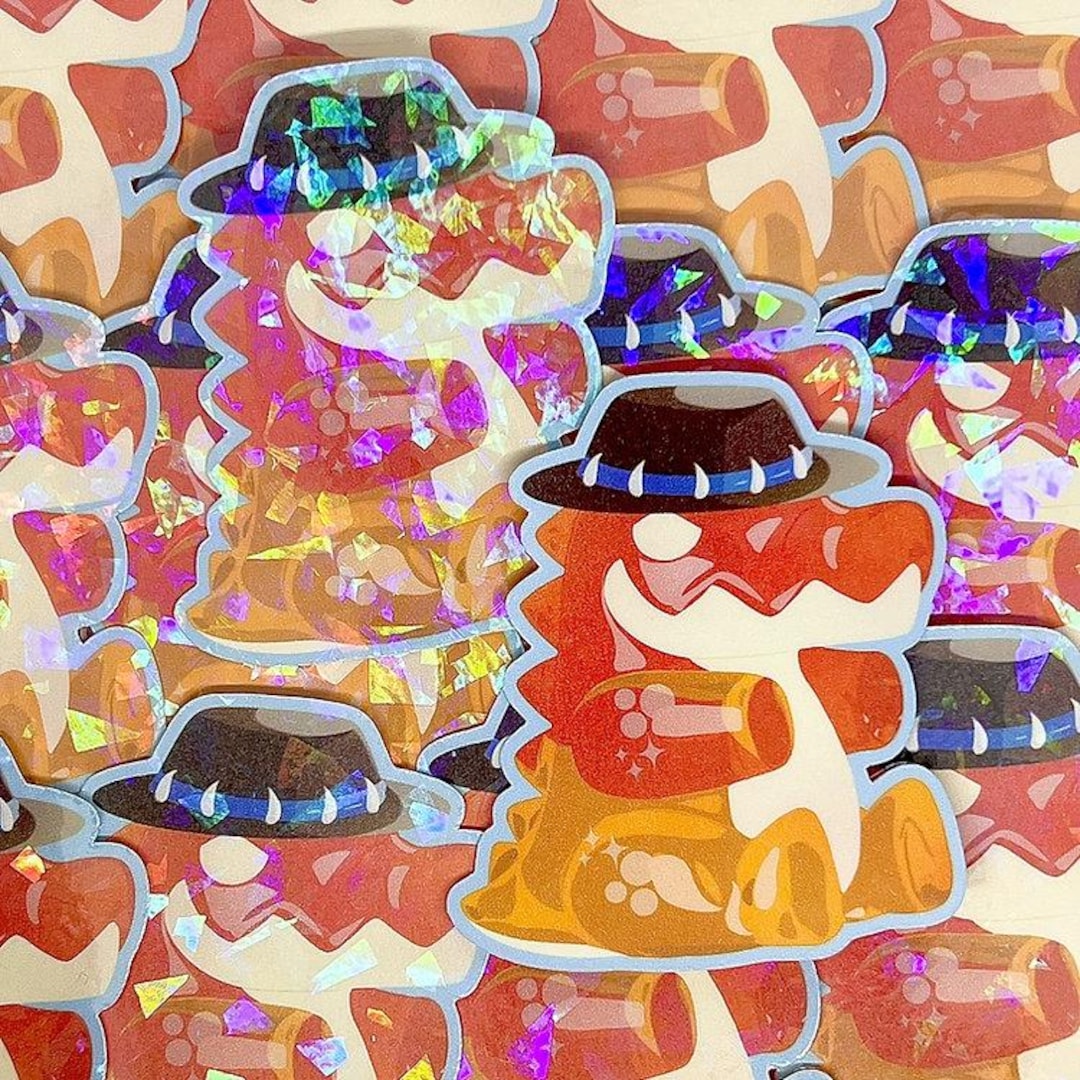 Chad Crocodile Bandit Gummy TADC Fanart Stickers (2.75in / 70mm) - Etsy