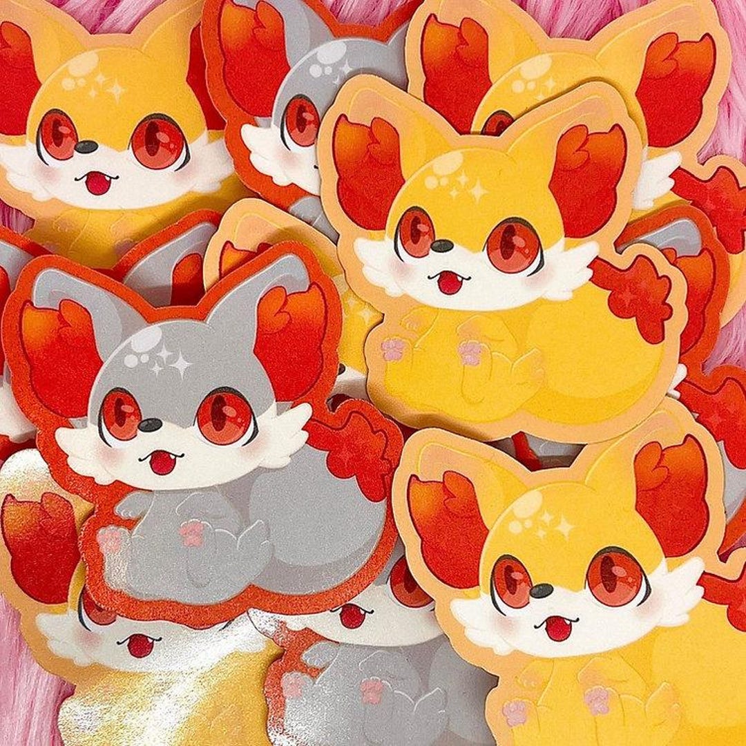 Fennec Evolution Line Fanart Stickers (2-3/4 Inch/70 Mm) - Etsy