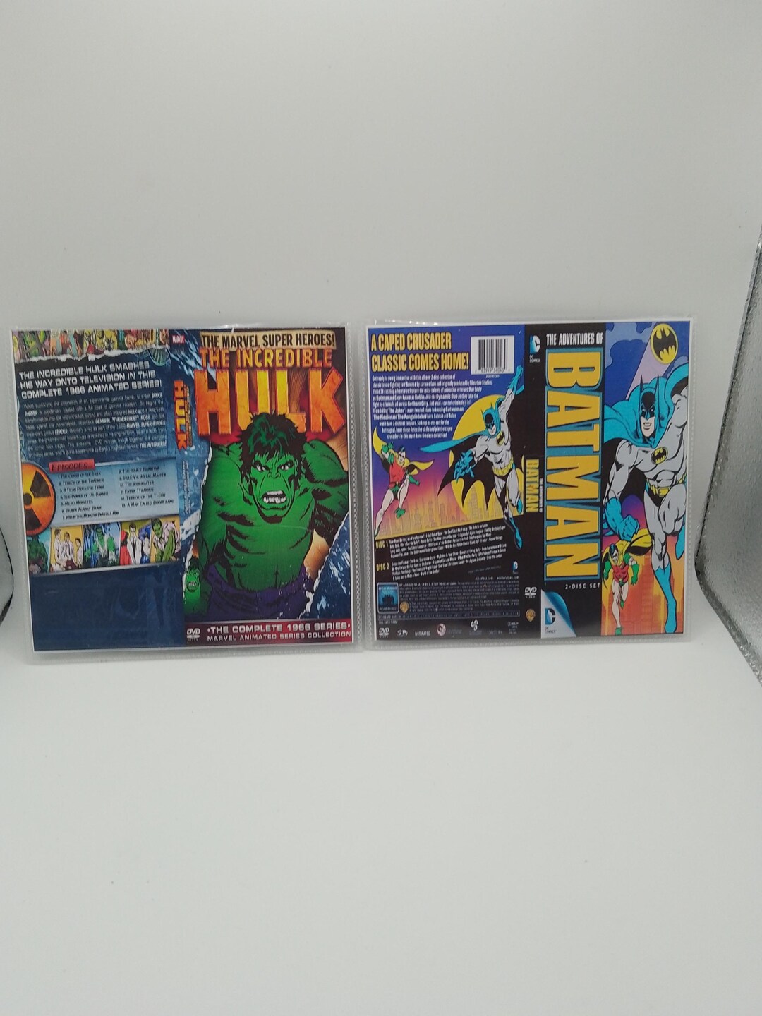Retro Repro Custom Dvd Cartoon Classic 1960s Batman and the Hulk the ...