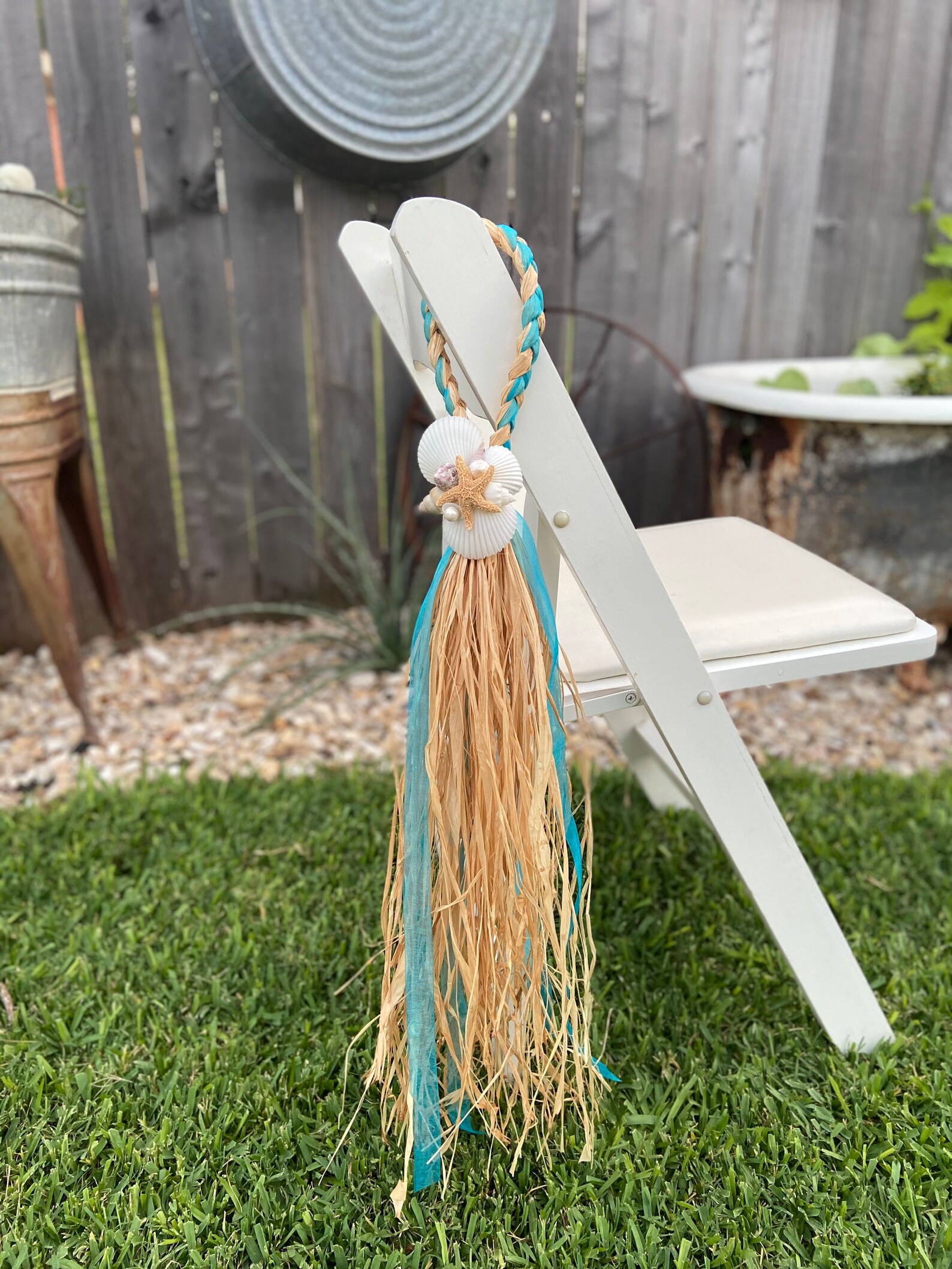 Beach Chair Decoration, Starfish Wedding Decor, Destination Wedding ...