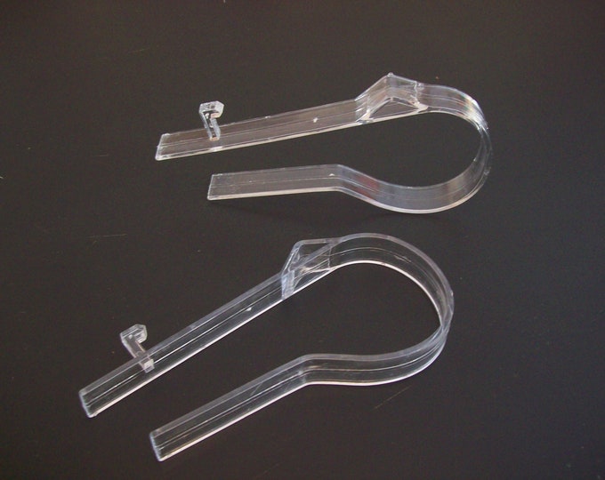 Pew Bow Clips, Pew Hangers, Pew Clips, Bow Hangers, Clear Plastic Pew ...
