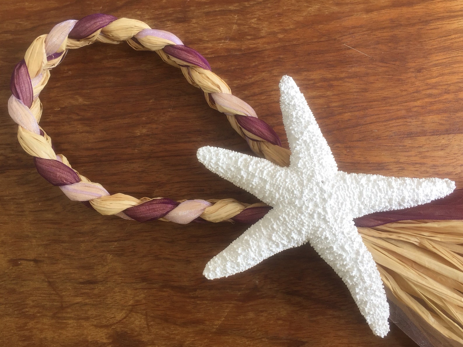 Painted Starfish Chair Decoration Beach Aisle Decor | Etsy